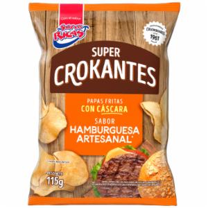 Papas Fritas Super Ricas Crokantes Hamburguesa Bolsa x 115g
