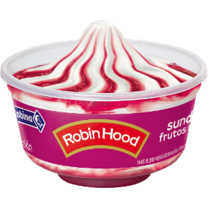 Helado Robin Hood Sundae Frutos Rojos X90g