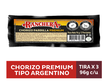 Chorizo Premium Ranchera Parrillada Bolsax2Und