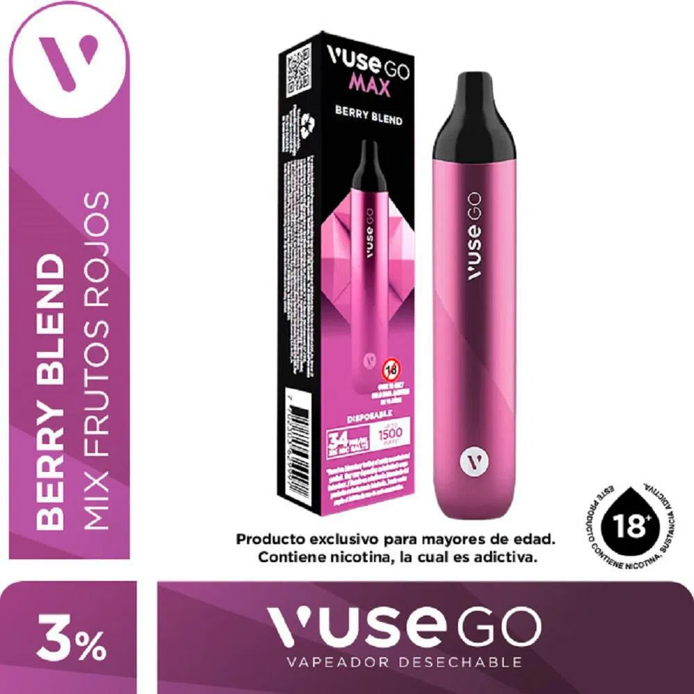 Dispositivo Vuse Go Max Berry Blend 3% Paquetex1und