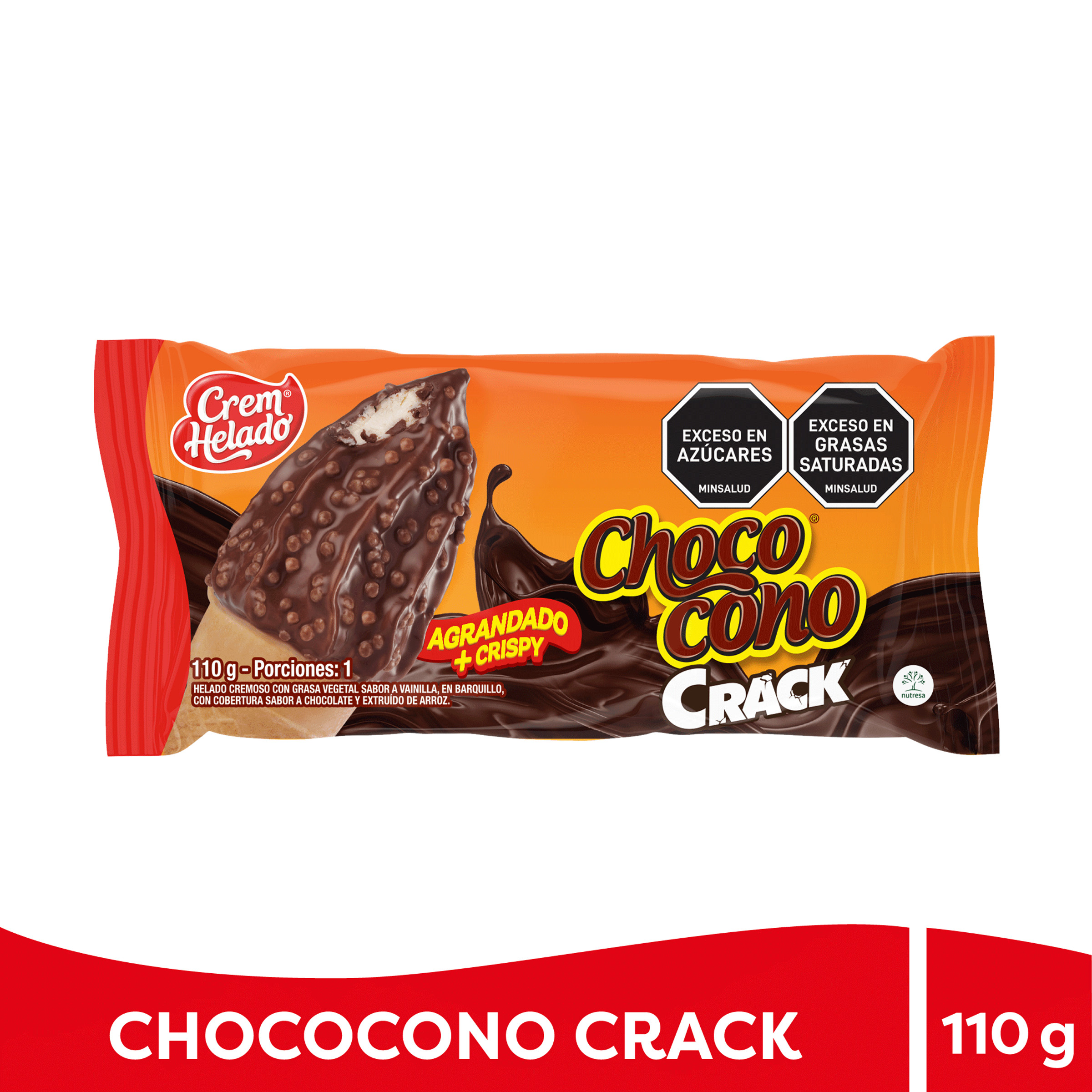 Cono Chococono Crack Bolsa X110g