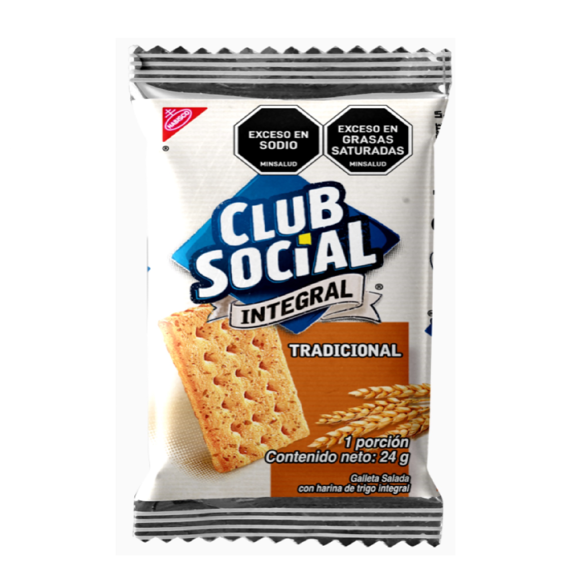 Galletas saladas Club Social Integral 24g