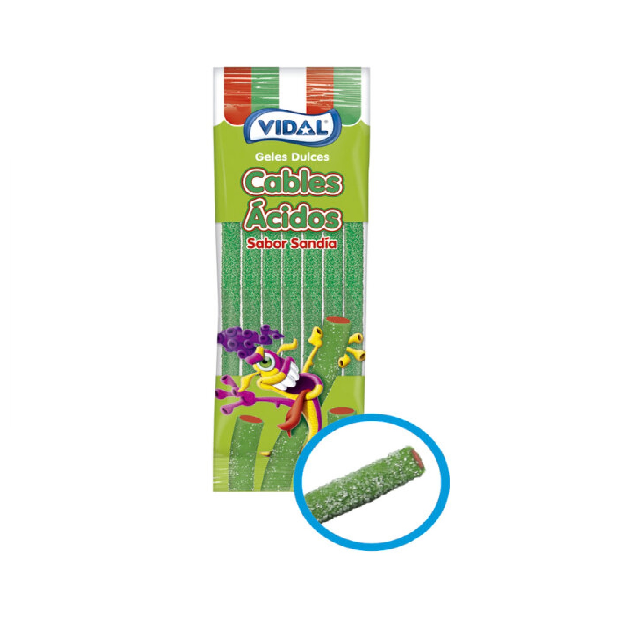 Gomas Vidal Cables Acidos Sandia Bolsa x 45.5g