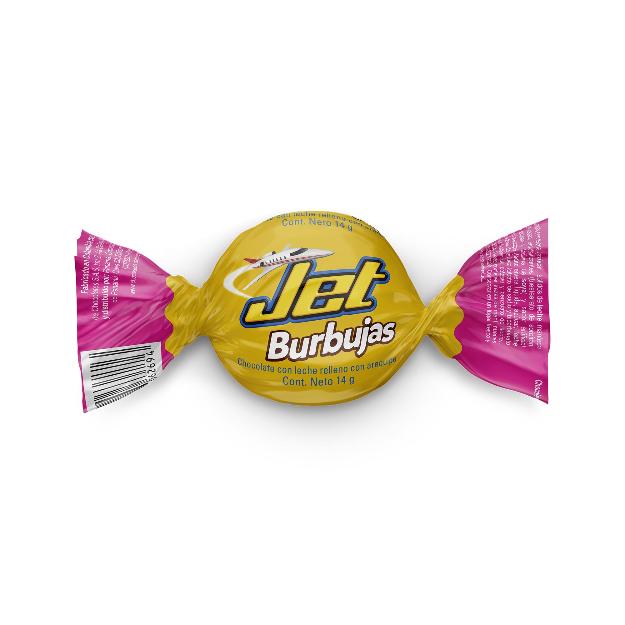 Bombon Jet Burbuja x 14g