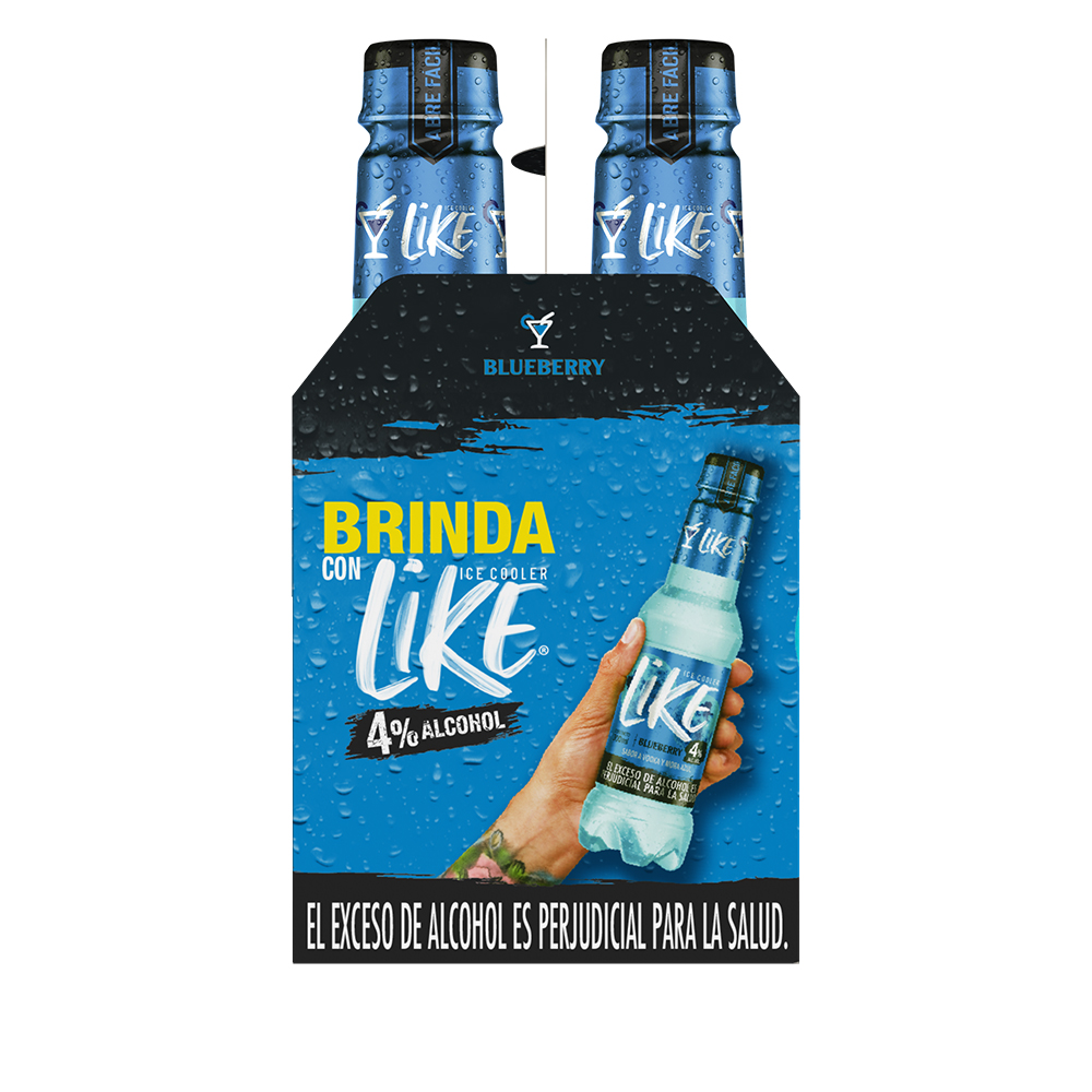 Vodka Coctel Like Blueberry 6Pack Botellax1800Ml