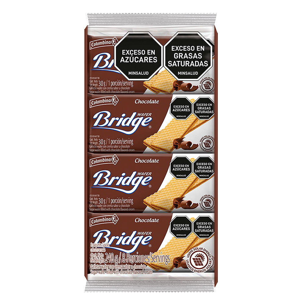 Galleta Bridge Chocolate X240G