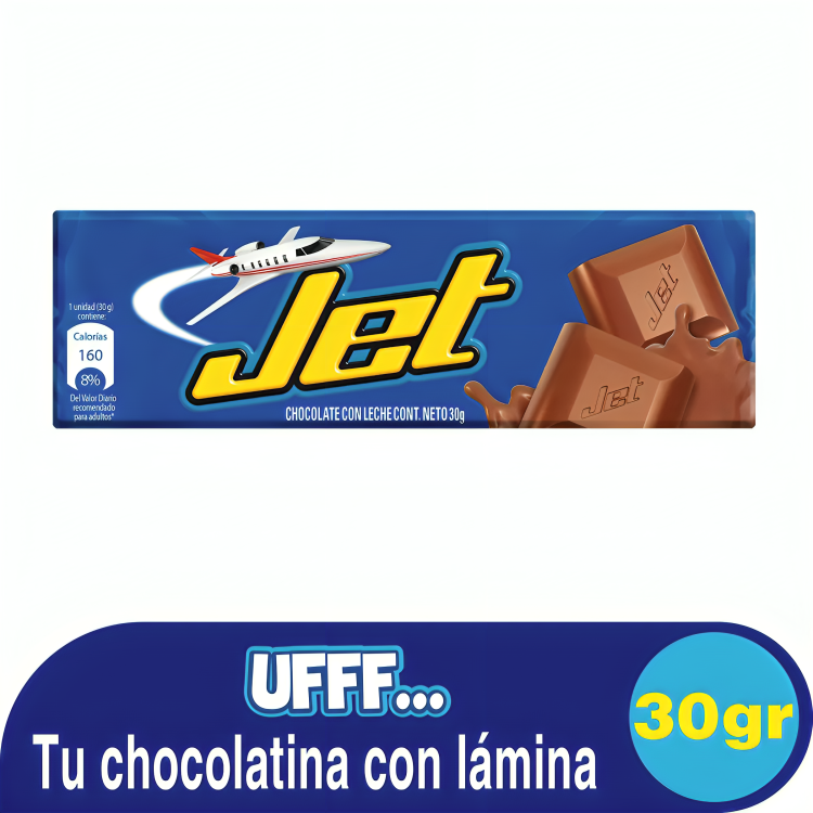 Chocolatina Jet 30 Grs