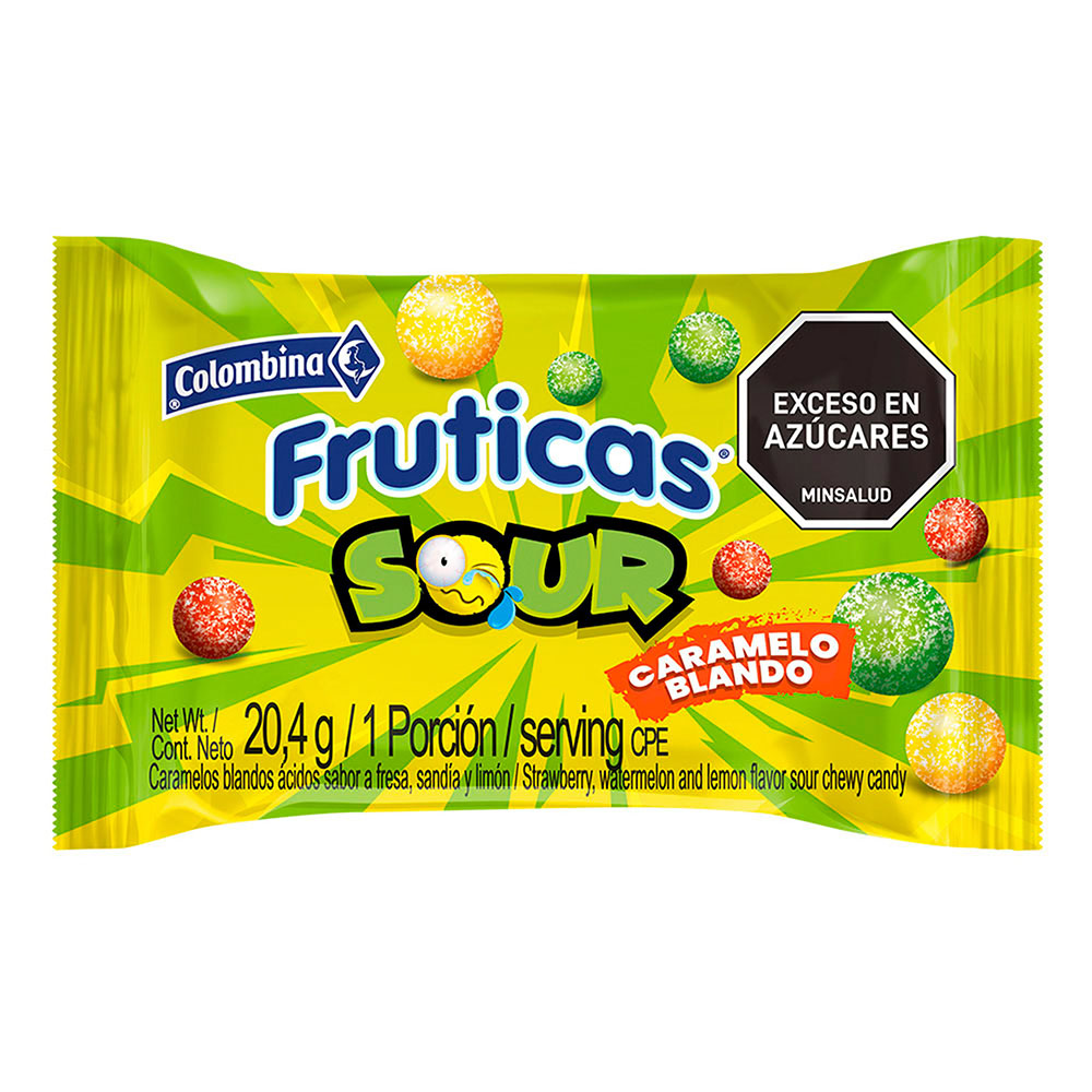Dulces Fruticas Sour X20.4G
