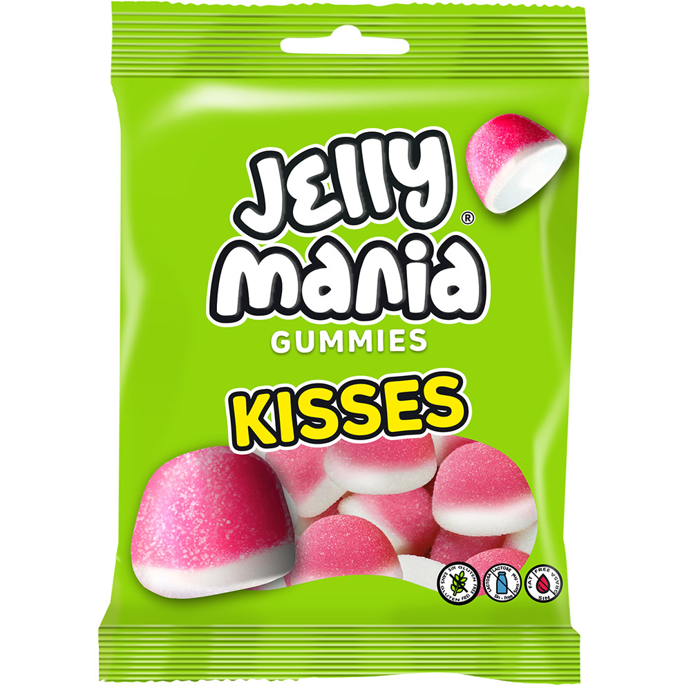 Gomas Jelly Mania Besos Paquetex100G