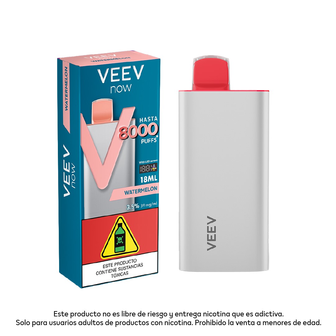 Vapeador Veev Now 8000 Puffs Watermelon X1Und