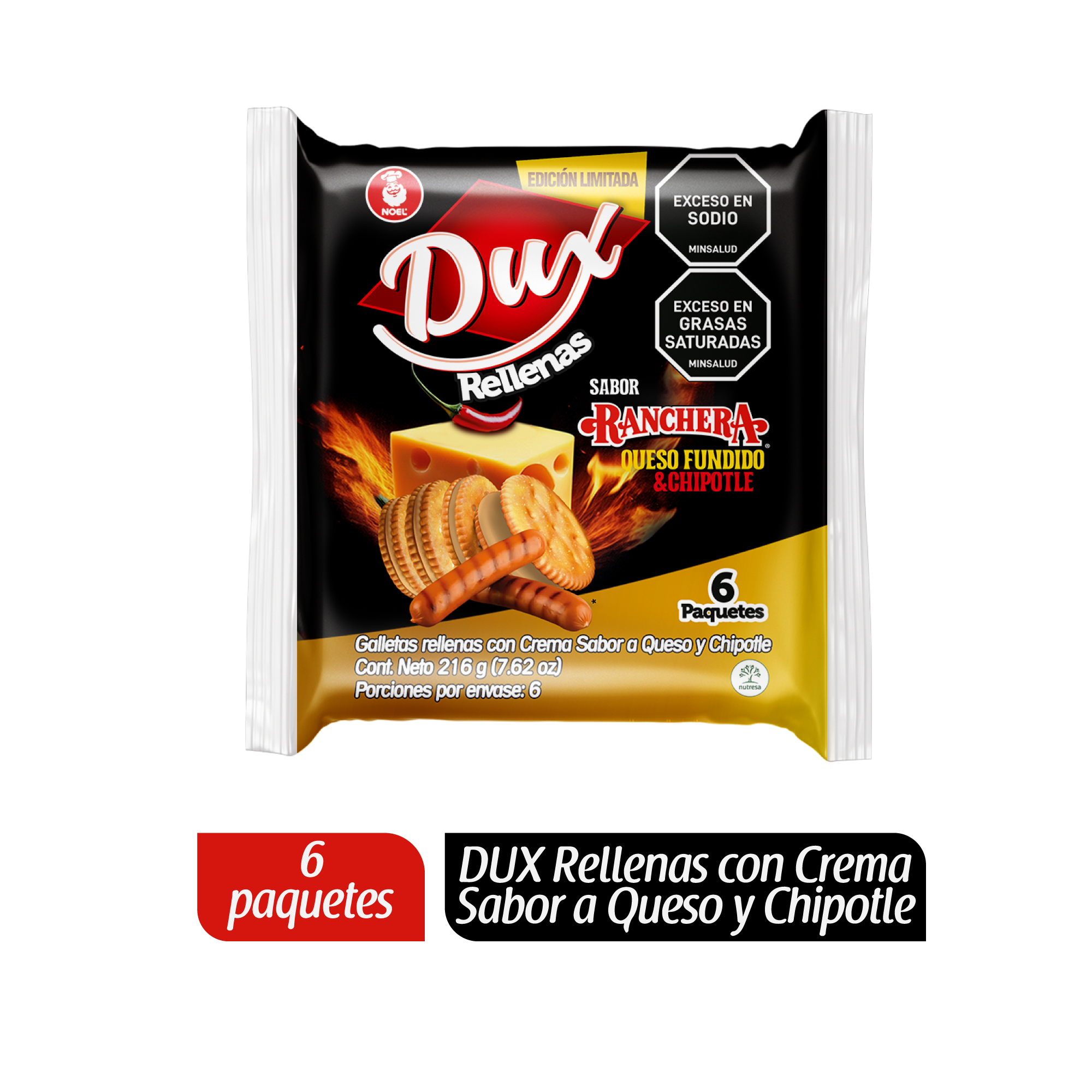 Galleta Dux Ranchera Unidadx36G