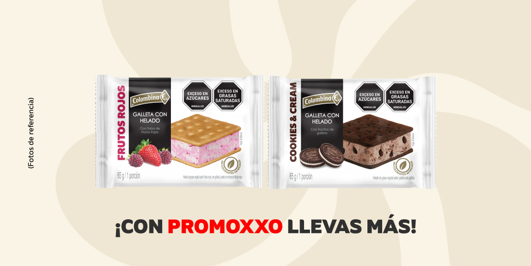 DIA DOMINGO DE HELADOS 50% DTO 2DA UND GALLETA CON HELADO COLOMBINA ...