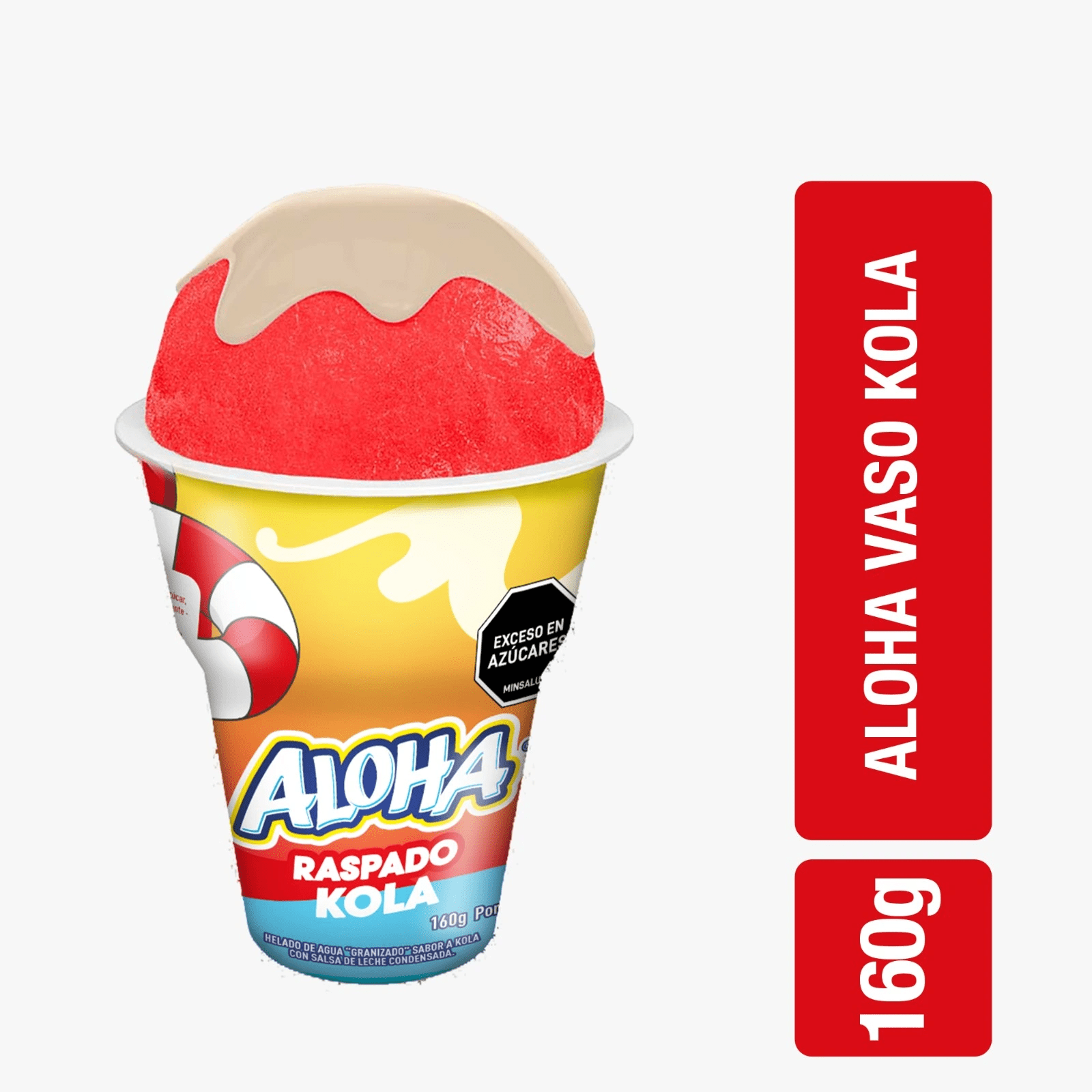 Helado Aloha Raspado Kola Vasox160G